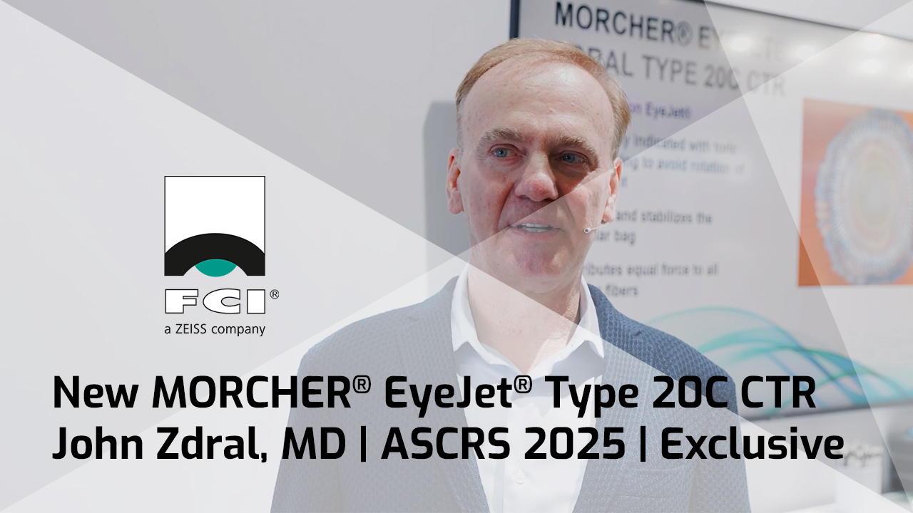New Video | New MORCHER® EyeJet® Type 20C CTR | John Zdral, MD | ASCRS ...